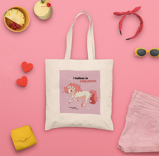 Playful Tote Bag Promo Template - Sellerpic