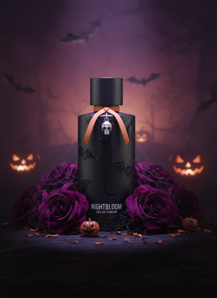 Halloween Perfume Nightbloom Purple Roses Jack O Lanterns | SellerPic